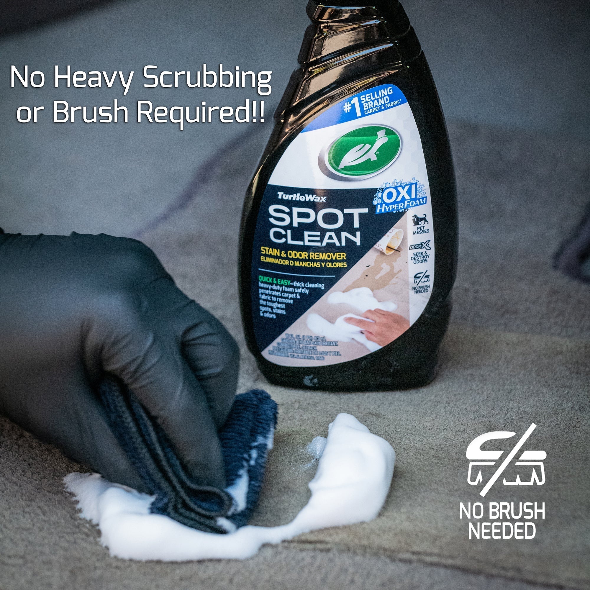 Turtle Wax Spot Clean Stain & Odour Remover 473ml